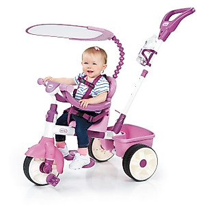 Little Tikes 4-in-1 Basic Edition Trike - Pink, 44.50 L x 20.00 W x 39.50 H Inches