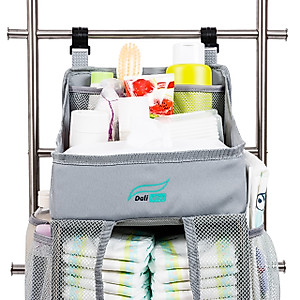 DaliWay Baby Diaper Organizer for Nursery (Grey)