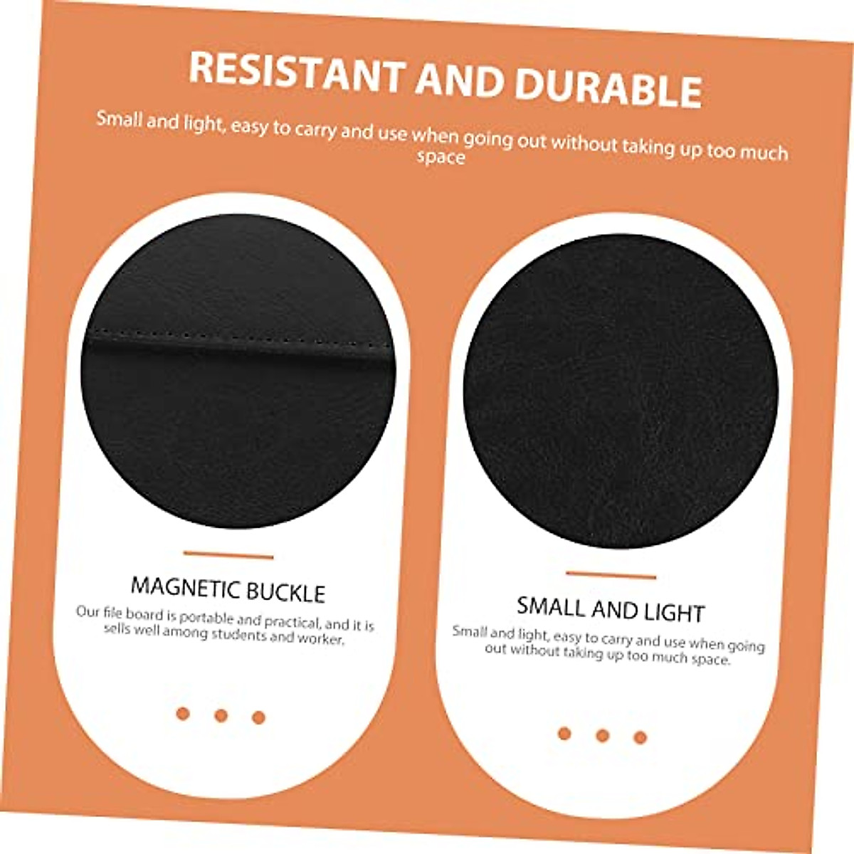 3pcs Bill Folder Decorative folders Nurse notepads Decorative Paper Clips Novelty clipboard Checks Mini Pocket clipboard Clip Boards Business Agent Writing Board exam Paper Base a6 Cabilock