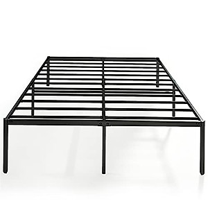 BedStory 16 Inch Queen Size Bed Frame - Heavy Duty Metal Platform Bed Frame - Easy Assembly, No Box Spring Needed - Curved Bed Legs Design to Avoid Injury - Supports Up to 2500 Lbs