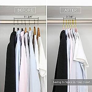 FSYSM 20 Pcs Non-Slip Clothes Hanger Clothes Rack Coat Suit Shirt Pants Hanger Wardrobe Clothing Storage Hanging Rack (Color : E, Size : 20 Pcs)