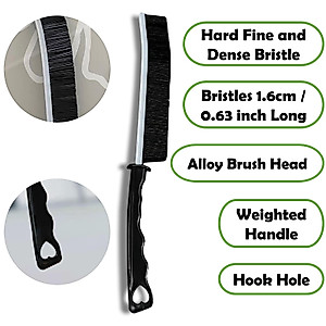 Betanull 8 Pcs Hard Bristle Crevice Cleaning Brush, Gap Clening Brush, Hard Bristle Crevice Cleaner Brush, Thin Hard Bristle Brush for Cleaning, Thin Crevice Brush, Crevice Cleaning Tool, Gap Brush