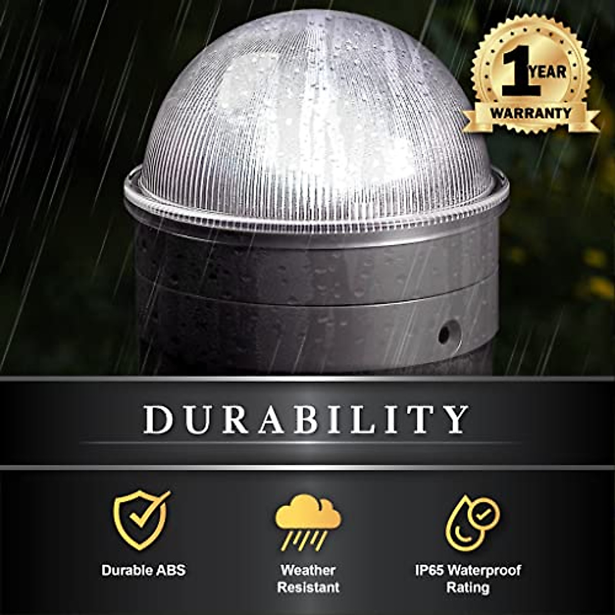Classy Caps CH2233S Solar Post Cap for Chain Link Fence Post, Silver