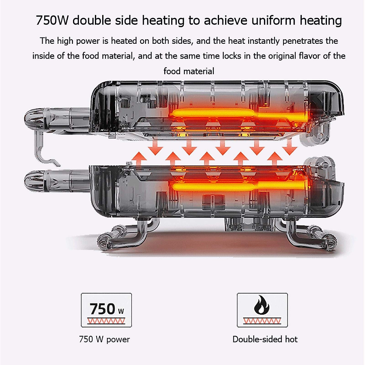 sandwich maker toastie, 750W Electric Walnut Cake Maker, Automatic Mini Nut Waffle Bread Machine, Sandwich Iron Toaster Baking Breakfast Pan Oven