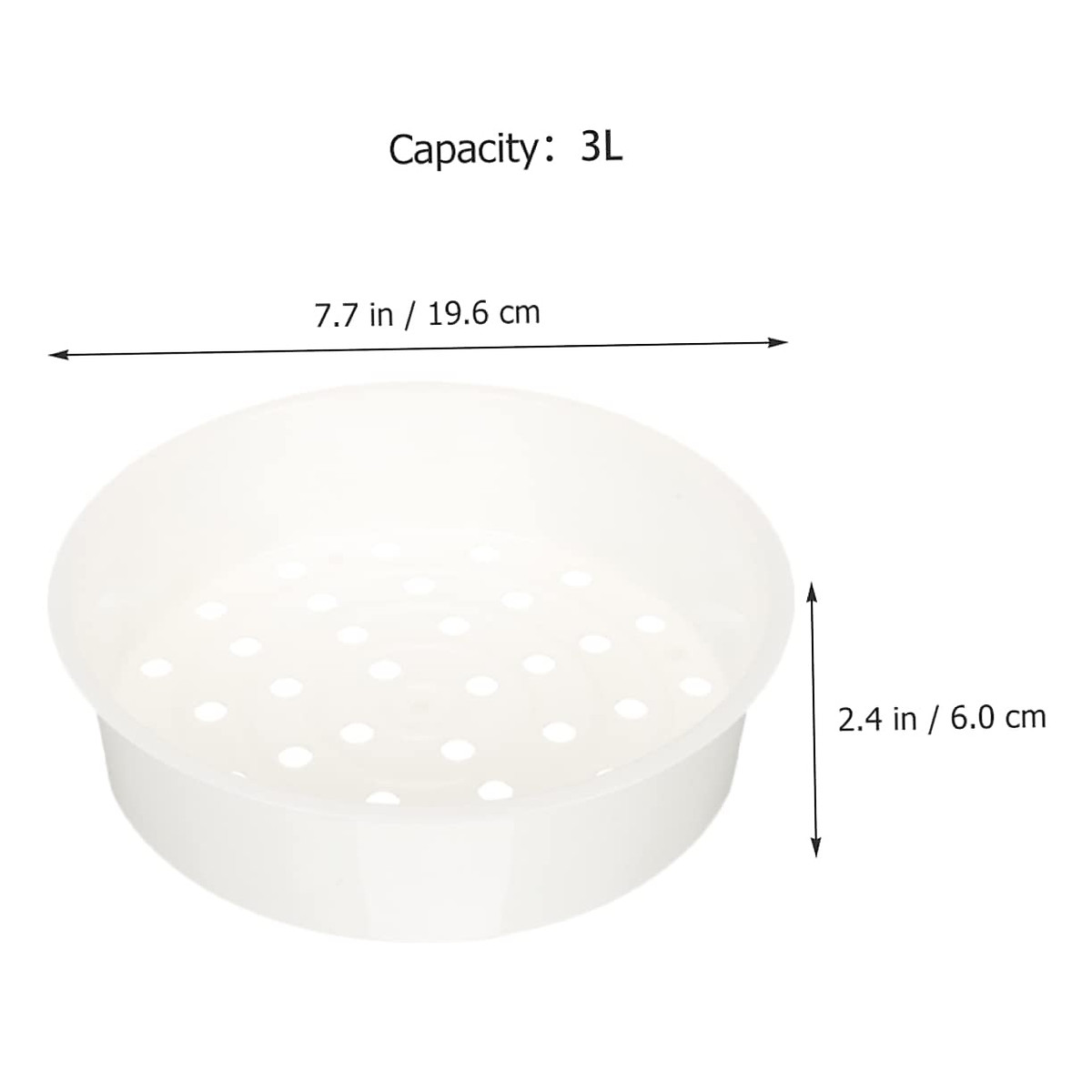 Zerodeko 4 pcs rice cooker steamer food steamer steam basket steamer insert basket steaming rack stand sticky rice steamer basket buns steamer basket veggie steamer liner pp filter white