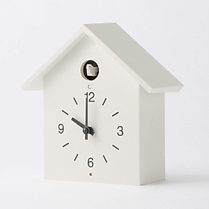 MUJI Cuckoo Clock, White, Large