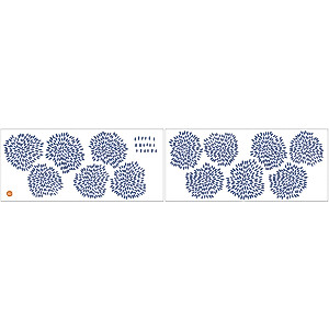 WallPops WPK2809 Midnight Fireworks Art Kit Wall Decal, Blue