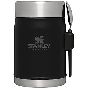 Stanley Classic Legendary Classic Food Jar + Spork 14oz Matte Black