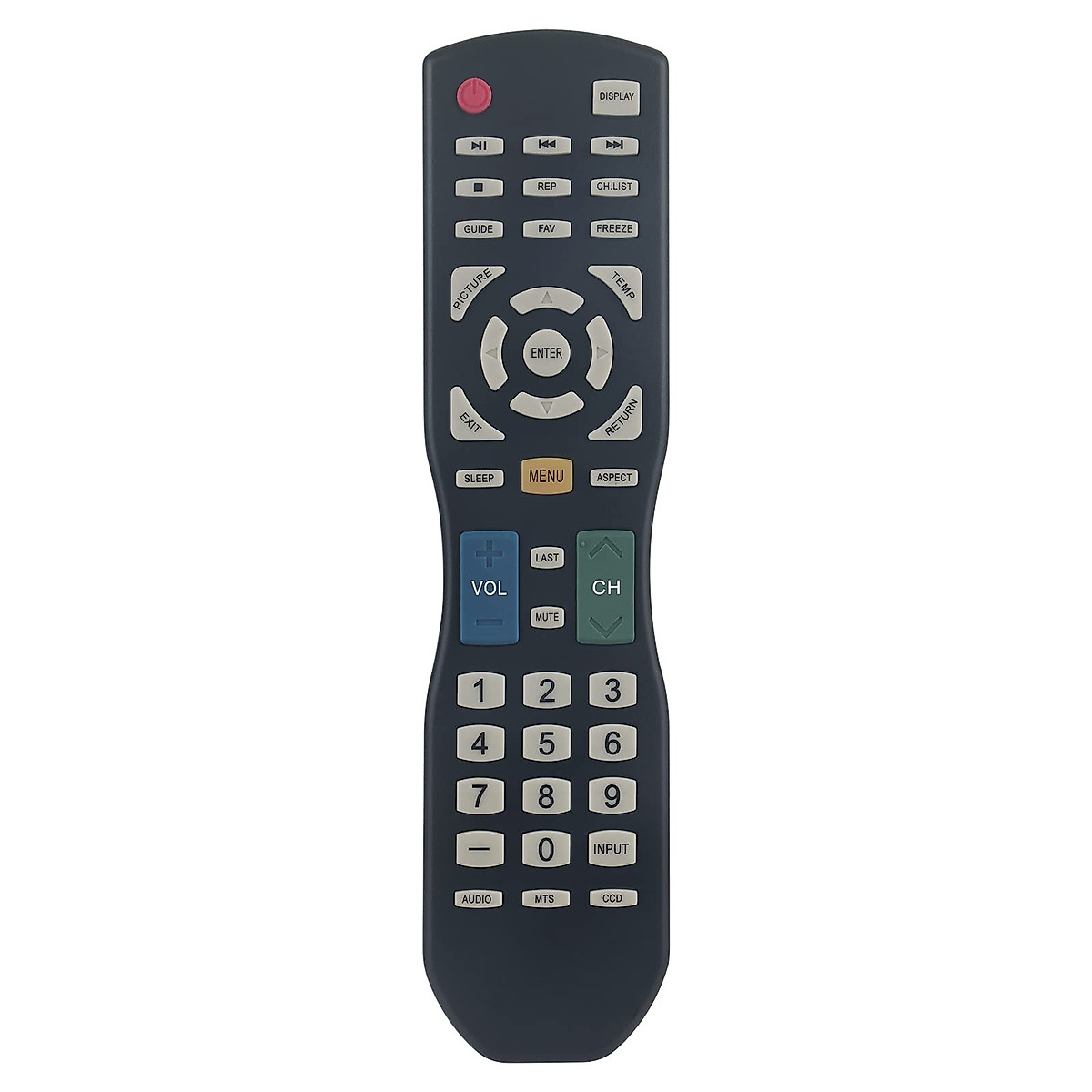 Beyution Universal Remote Control Fit for Bolva/Avera/Etec TV 32AER10 40AER10 40STC20 55AER10 49EQX10 50AER10 55EQX10 55CBL01 65CBL01 32E700 32E800 32E725 32EF20 39E725 40E800 32E40 40E700