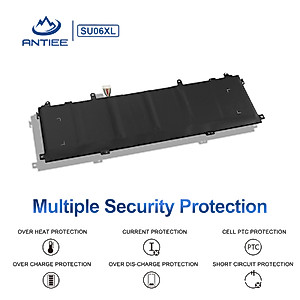 84.08WH SU06XL Laptop Battery for HP Spectre X360 Convertible 15-DF 15T-DF 15T-DF000 DF100 DF0013DX DF0033DX DF0043DX DF1033DX DF1043DX 15-DF000 DF0XXX DF1XXX df1033dx df1043dx df0013dx df0033dx