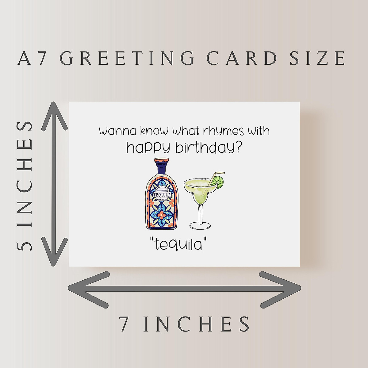 Funny Happy Birthday Card For Men & Women. Punny Joke Alcohol Birthday Card. Liquor, Tequila, Margarita Birthday Card For Drinkers. Best Friend Birthday Card. Day Drinking Birthday Card.