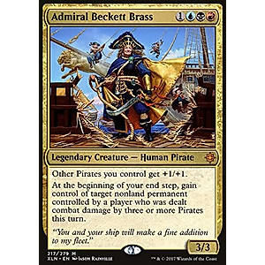 Magic: The Gathering Singles Admiral Beckett Brass (217) Ixalan XLN, Multi-colored, XLN217