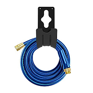Hourleey Garden Hose Hanger, Heavy Duty Hose Holder Fit to 25ft 50ft 75ft 100ft Water Hose (1-Pack)