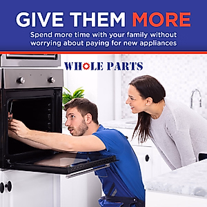 Whole Parts Part #DA47-00322J Refrigerator Defrost Heater & Bi-Metal Defrost Thermostat Assembly, Replacement & Compatible w/Some Samsung, Non-OEM Appliance Parts, 2 Yr Warranty Replacement Policy