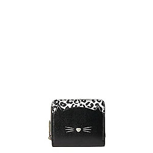 Kate Spade New York Meow Cat Small Zip Around Wallet