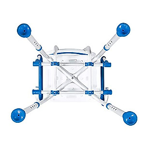 PCP Shower Safety Chair, Bath Bench with Backrest, Swing Arms, Adjustable Height, Medical Senior Support, Chair Style, Foam Padded