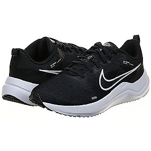 Nike Women's Road Running Shoes Sneaker, Black White Smoke Grey Pure Platinum, 10.5 US