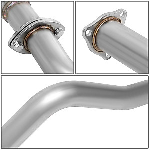 4 Inches Round Muffler Tip Catback Exhaust System Compatible with Acura Integra RS GS LS 4-Door Sedan 1994-2001, Stainless Steel
