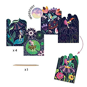 DJECO Fairy Craft Kit - Paint, Draw, Build & More for Home, School or Gifts - Fun & Creative for Family & Friends, Educational Art Craft Kit, Multi- Activitiy for Kids 6+ - Medium