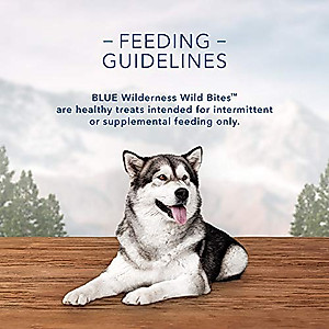 Blue Buffalo Wilderness Trail Treats Wild Bites High Protein Grain Free Soft-Moist Dog Treats, Salmon 4-oz Bag