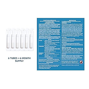 Amazon Basics Flea, Tick & Mosquito Topical Treatment for Medium Dogs (11-20 pounds), 6 Count (Previously Solimo)