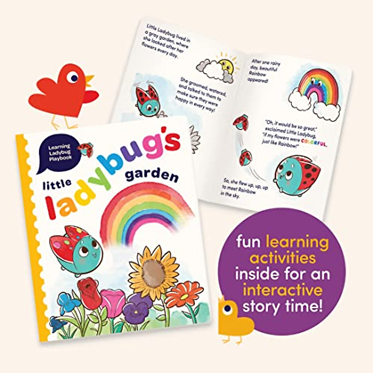 Battat Education – Fine Motor Peg Toy for Toddlers, Kids – Montessori Toy with Pegs – Educational & Developmental Toy – Learning Ladybug – 18 Months + – Learning Ladybug