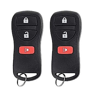 Key Fob, Compatible for Nissan Murano Sentra Titan Key Fob, BestRemotes Keyless Entry Remote Control Car Key Fob Replacement for KBRASTU15 CWTWB1U733(Pack of 2)