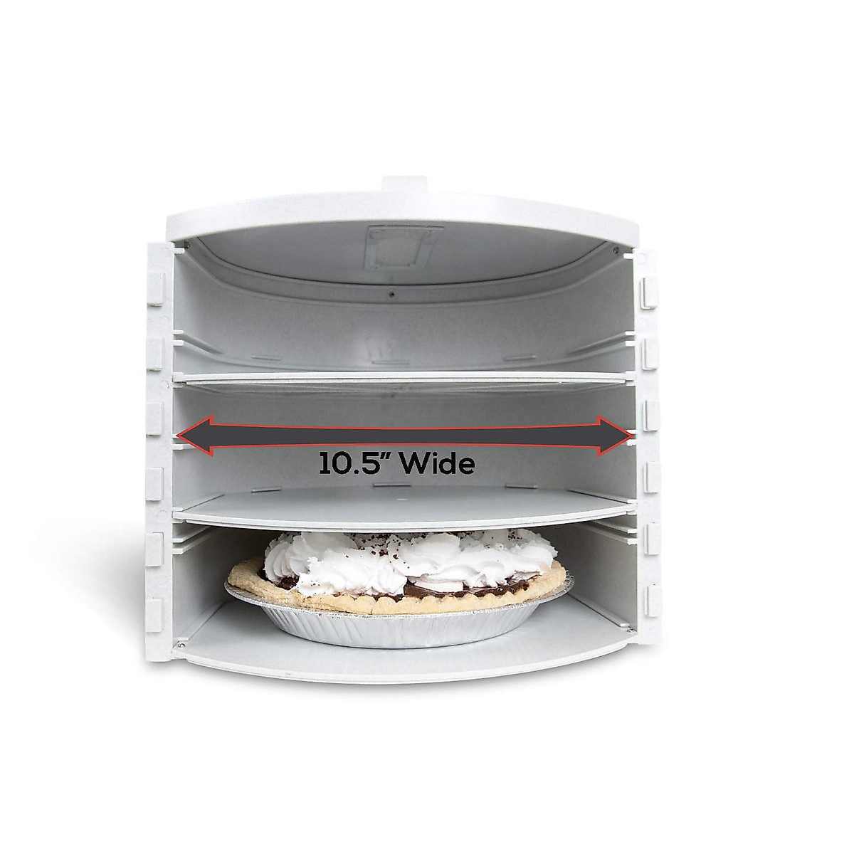 Essaware Pie SAFE - Pie, Cake, Dessert Travel & Storage Container, Adjustable Shelf