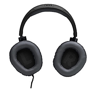 JBL Free WFH Wired Over-Ear Headset with Detachable Mic - Black, Small