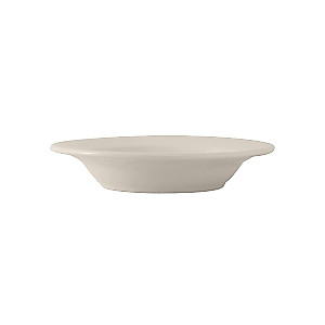 Tuxton China TRE-105 Pasta Bowl, 16 oz., 10-1/2" Dia. x 1-5/8" H, Round, Microwave & Dishwasher Safe, Oven Proof, Fully vitrified, Ceramic, Reno/Nevada, American White/Eggshell, Pack of 12