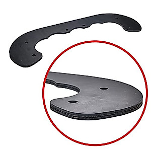 Mikatesi 99-9313 Snow Blower Rubber Paddles 2PCS for Toro CCR 99-9313 Power Clear 621 721 Snowblower with Scraper Bar 133-5585 Hardware Kit & Carburetor Kit