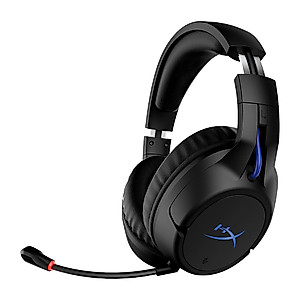 HyperX Cloud Flight – Wireless Gaming Headset for PS5 and PS4, Up to 30-hour battery, Memory foam ear cushions and premium leatherette, Noise-Cancelling Microphone with LED Mic Mute