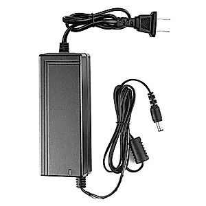 [UL Certified] AC 100-240V to DC 12V 5A Power Supply Adapter Switching + AC Cord Cable 5.5mm x 2.1mm for CCTV Camera DVR NVR Led Light Strip UL Listed FCC