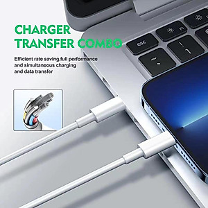 iPhone 13 12 Fast Charger,【Apple MFi Certified】 20W Type C Wall Charger Ultra Slim Portable Travel Power Adapter with 6FT USB C to Lightning Cable for iPhone 13/12/12 Pro Max/11/Xs/XR/X, iPad, AirPods