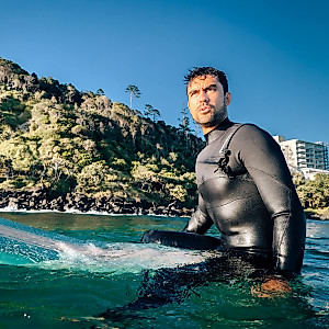 Seaskin Surfing Wetsuit for Mens Womens 3/2mm Chest Zip GBS Full Wetsuit