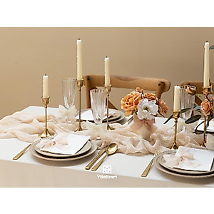 Vitalizart 3 Rolls Handmade Fringe Chiffon Silk Ribbon 1.5" x 7Yd Cream White Ribbons Set for Wedding Invitations, Bridal Bouquets, Gifts Wrapping, DIY Crafts