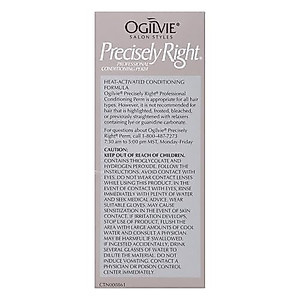 Ogilvie Salon Styles Precisely Right Professional Conditioning Perm Kit - Ideal for Color-Treated, Thin, or Delicate Hair - 1 Application