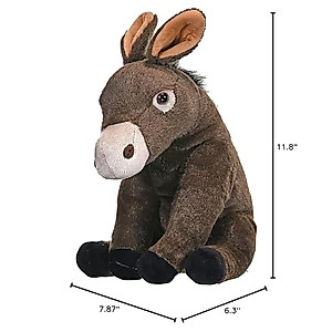 Wild Republic Mule Plush, Stuffed Animal, Plush Toy, Gifts for Kids, Cuddlekins 12"