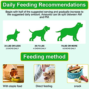 150 PCS Chewable Flea and Tick Prevention for Dogs,All Natural Dog Flea & Tick Control Chews - Oral Flea Pills for Dogs Supplement - All Breeds and Ages