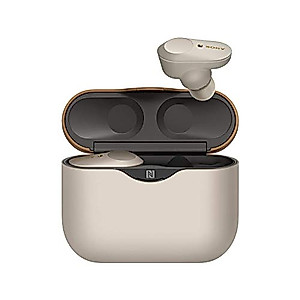 Sony Industry Leading Noise Canceling Truly Wireless Earbuds Compatible with Alexa Voice Control, Silver - Worldwide Version