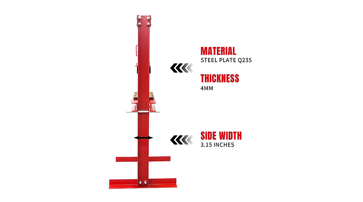BIG RED 12 Ton Hydraulic Shop Press | Heavy-Duty H-Frame