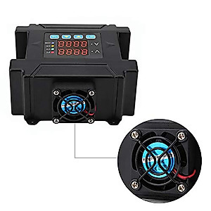 Respicefinem Programmable Digital DC Step Down Power Supply 60V 5A 485 Communication LCD Display Temperature Control Fan for Modbus RTU High Precision Efficiency