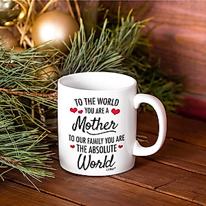 Gifts for Mom from Daughter Son Funny Birthday Coffee Mugs Christmas Mug Presents in Law Step Moms Finest Cool Unique Present Ideas for Mother Stepmom Aunt Wife Tea Cups