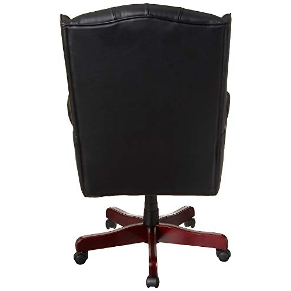 Boss Office Products Wingback Traditional Chair , Leather, in Black