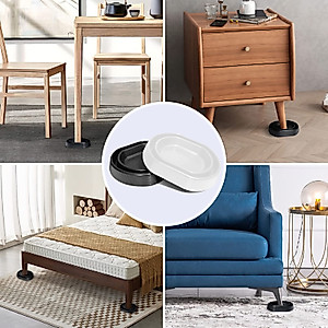 Bed Bug Interceptors | Bed Bug Interceptor Traps | Insect Trap, Monitor, and Detector for Bed Legs (Black - 4 pcs)