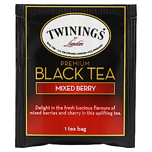 Twinings Premium Mixed Berry Black Tea, 20 Count