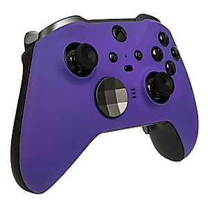 Xbox Elite Series 2 Custom Soft Touch Controller - Soft Touch Feel, Added Grip, Vibrant Purple Color - Compatible with Xbox One, Series X, Series S
