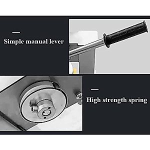 HACSYP Pizza Dough Press, Manual Stainless Steel Pizza Forming Machine, Pastry Press Machine, Dough Press for Commercial or Family