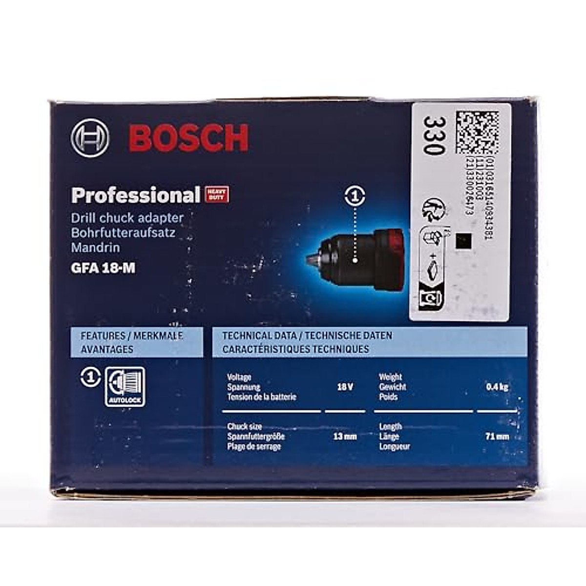 Bosch Professional GFA 18-M Chuck Attachment