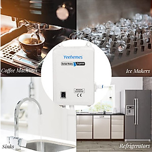 YEEHEMES Bottled Water Dispenser Pump System US Plug 20ft Hose Outlets Used for Coffee Machine Icemaker Refrigerator Kitchen Camping RV 5 Gallon Jug Fresh Drinking Bottled Water Pump